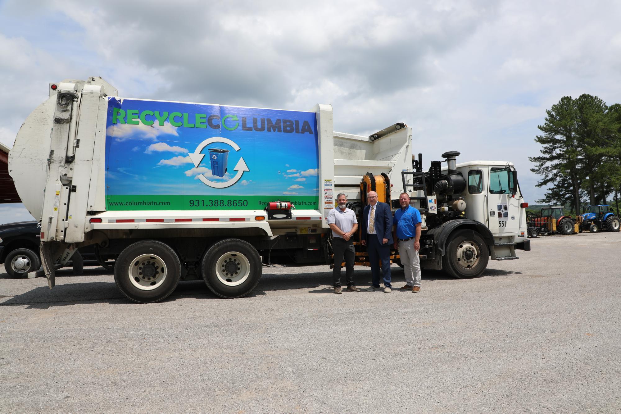Columbia to purchase new recycling truck from TDEC grant | Tennessee ...