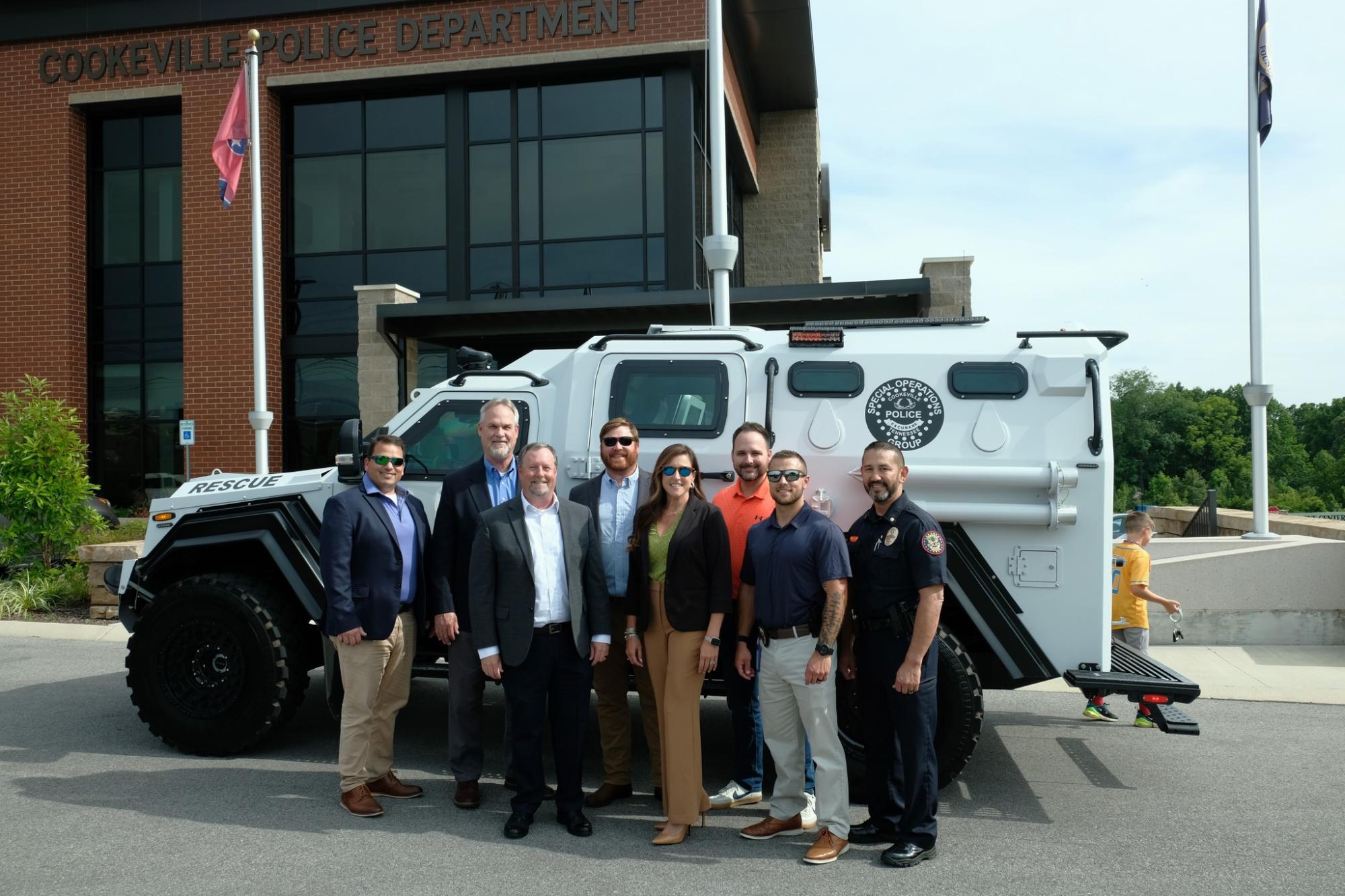 Cookeville debuts new armored police vehicle | Tennessee Town & City ...