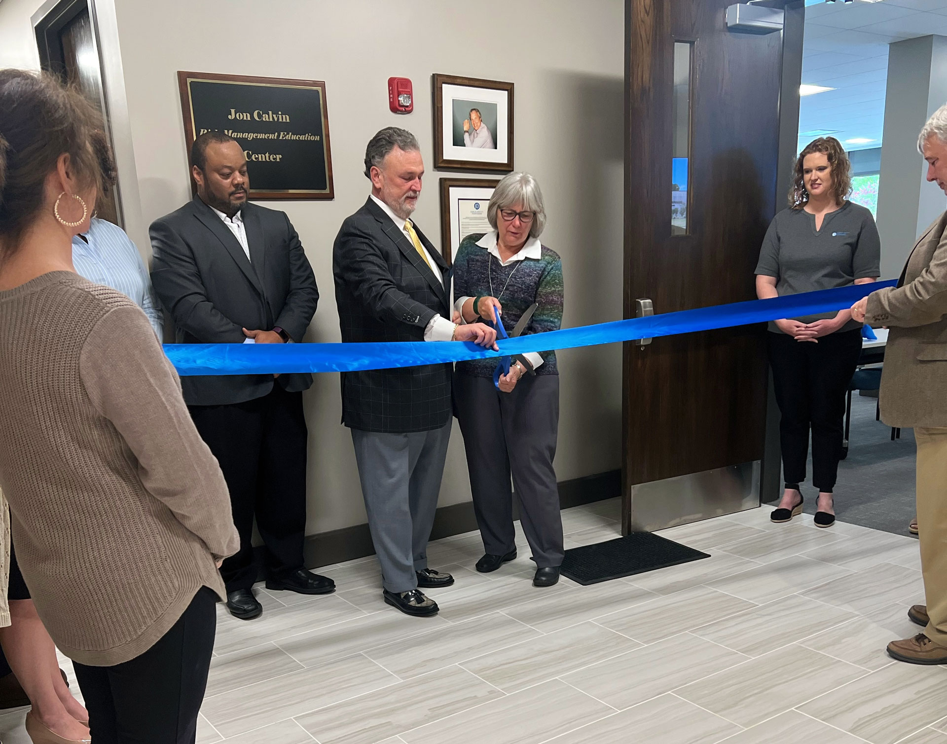 PEP cuts ribbon on risk management center named for late Jon Calvin ...
